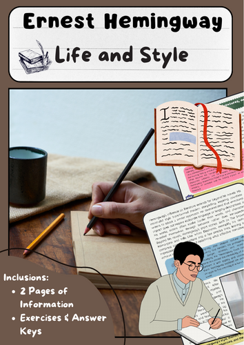 Ernest Hemingway: Life, Style, and Literary Legacy | Teaching Resources