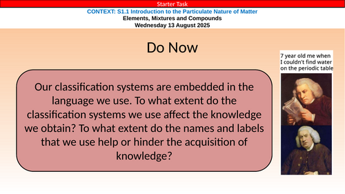 IB Chemistry (2025) S1.1 Introduction to the Particulate Nature of ...