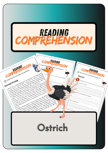 Reading Comprehension - Ostrich + Solutions | Teaching Resources