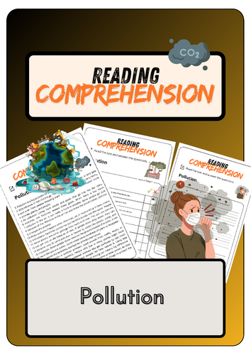 Reading Comprehension - Pollution + Solutions | Teaching Resources
