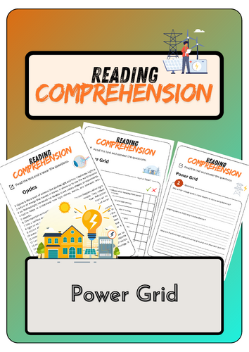 Reading Comprehension - Power Grid + Solutions | Teaching Resources
