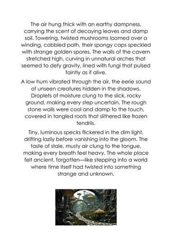 KS2 Setting description - With scaffold and examples | Teaching Resources