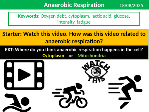 KS3 Year 8 - Biology - Ecosystems Processes - Anaerobic Respiration ...