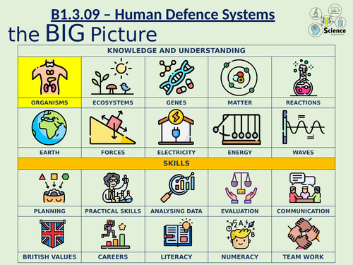 KS4 Year 9 - Disease - Human Defense Responses | Teaching Resources