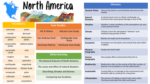 Geography- North America | Teaching Resources