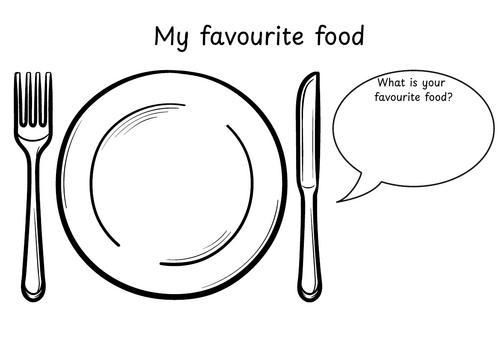 All about me- my favourite food | Teaching Resources