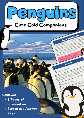 Penguins: Habitat, Behavior, Adaptation, Conservation | Teaching Resources