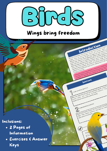 Birds: Habitats, Anatomy, Communication, and Behavior | Teaching Resources