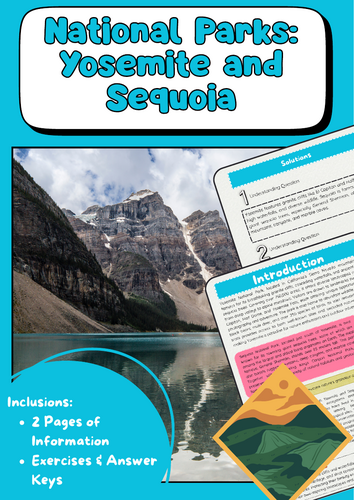 National Parks: Yosemite and Sequoia Highlights | Teaching Resources