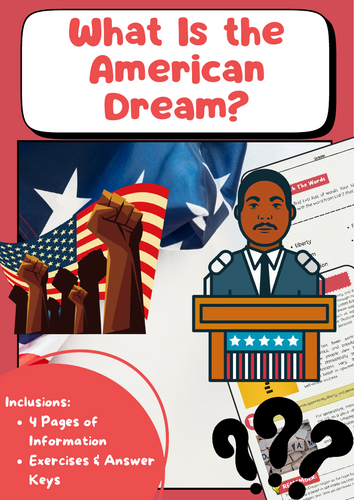 American Dream: History, Core Values, and Modern Challenges | Teaching ...