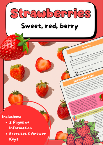 Strawberries: Growth, Nutrition, Uses, and Fun Facts | Teaching Resources
