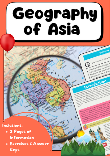 Geography of Asia: Mountains, Rivers, Countries | Teaching Resources