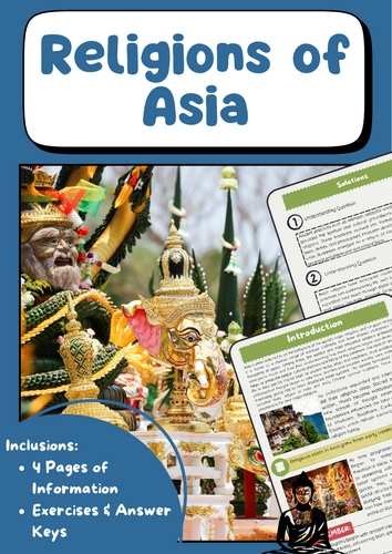 Religions of Asia: Hinduism, Buddhism, Islam, Daoism, Shinto | Teaching ...