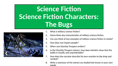 Science Fiction - Science Fiction Characters (Starship Troopers ...