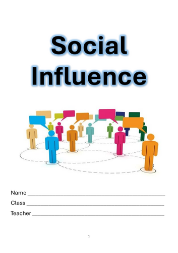 AQA Psychology Social Influence Booklet | Teaching Resources