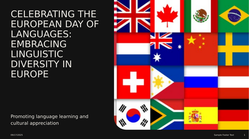 European Day of Languages Assembly – KS3 & KS4 | Teaching Resources