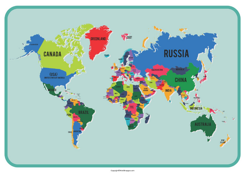 Geography Case Studies and Map / Display Board | Teaching Resources