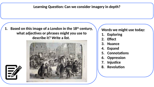 Year 10 London Poem | Teaching Resources
