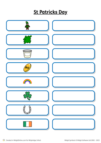 St Patricks day Scavenger hunt | Teaching Resources