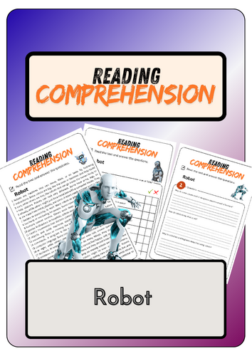 Reading Comprehension - Robot + Solutions | Teaching Resources