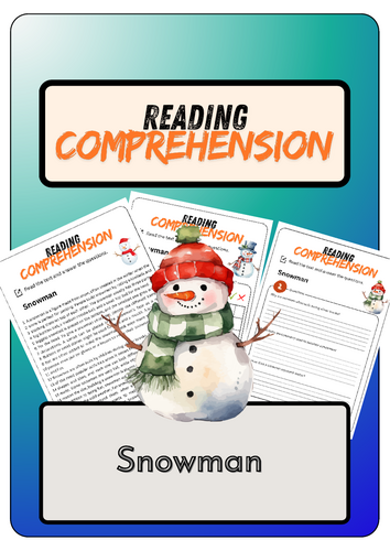 Reading Comprehension - Sledding + Solutions | Teaching Resources
