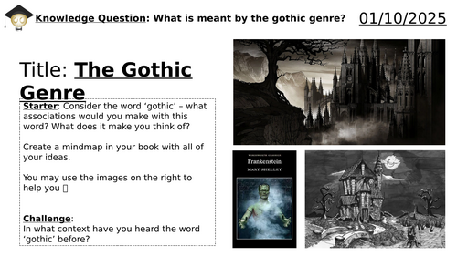 Introduction to Gothic Literature | Teaching Resources