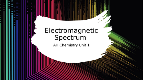 Advanced Higher Chemistry EM Spectrum PowerPoint | Teaching Resources