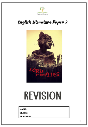 Lord of the Flies Revision Booklet | Teaching Resources