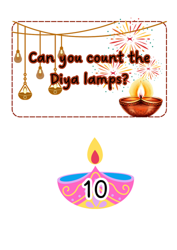 Diwali Diya counting | Teaching Resources