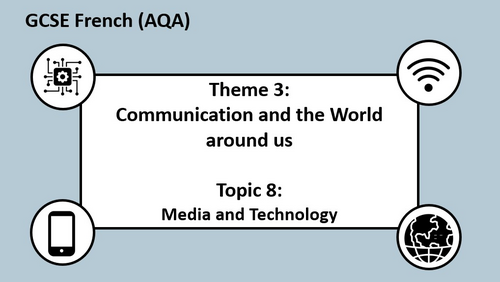 Topic 8- Media and Technology- French GCSE | Teaching Resources