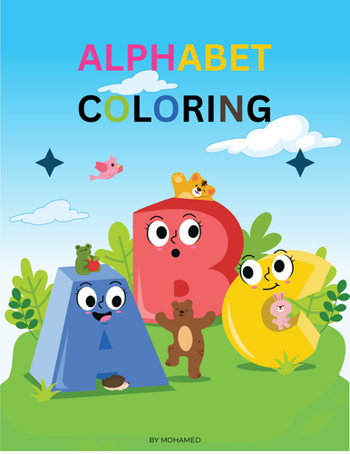 Fun Alphabet Coloring Book for Kids. | Teaching Resources