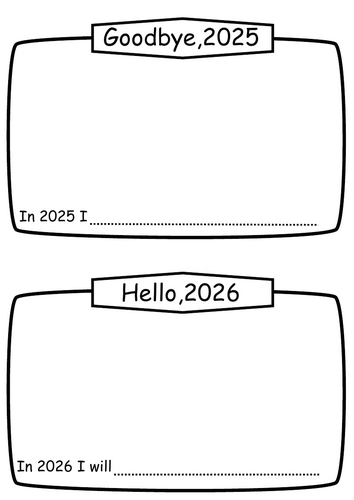 Goodbye 2025, Hello 2026 Journal | Reflect, Plan & Set New Goals ...