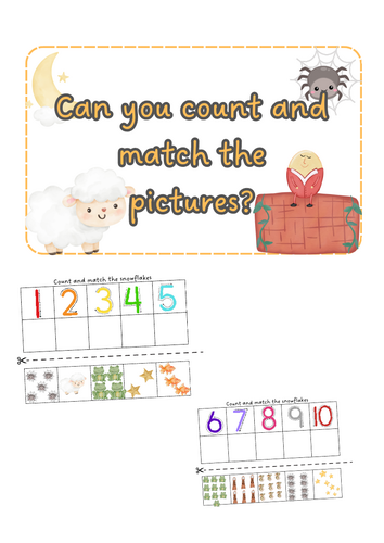 Nursery Rhymes - Count and match | Teaching Resources