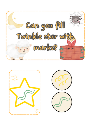 Nursery Rhymes - Twinkle mark making | Teaching Resources