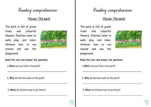 Places in the City - KS1 Reading Comprehension Pack | Teaching Resources