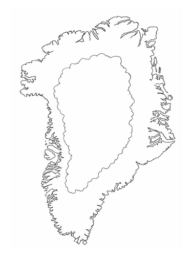 Greenland Blank Map | Teaching Resources