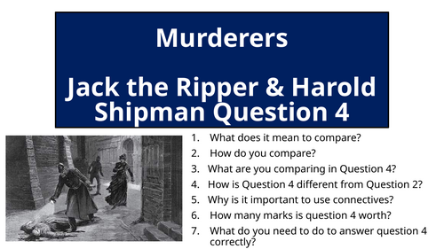 AQA English Language Paper 2 Question 4 - Murderers (Jack The Ripper ...