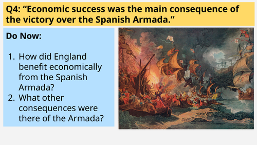 Spanish Armada 6 / AQA Elizabethan England / Historic Environment ...