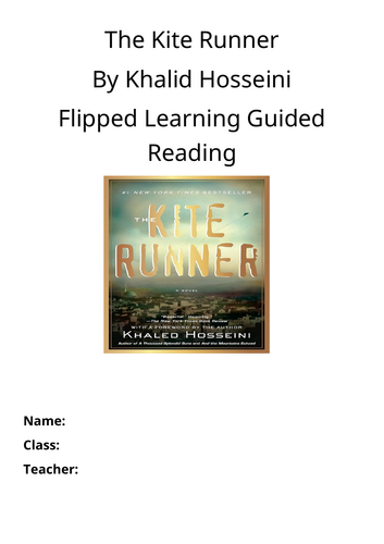 The Kite Runner FL Booklet C1-4 | Teaching Resources