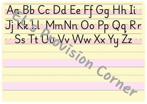 Editable Read write inc style- name writing template- RWI handwriting ...