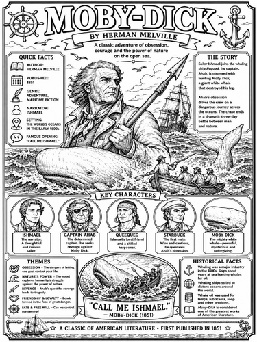 Moby-Dick Poster | Teaching Resources