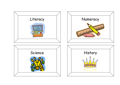 Visual timetables for all ages | Tes