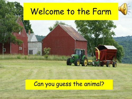 Guess the Farm Animal PowerPoint | Teaching Resources