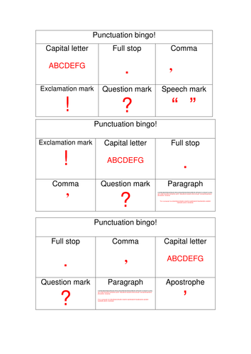 Primary English: Perfecting punctuation | Tes