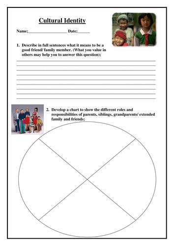 Bloom's Taxonomy - CULTURAL IDENTITY by EEBrown - Teaching Resources - Tes