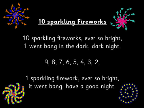10 Sparkling Fireworks by suebee1 - Teaching Resources - Tes
