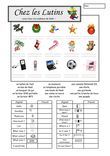 Chez les lutins | Teaching Resources