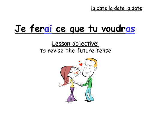 the future tense (le futur) | Teaching Resources