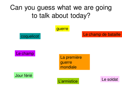 Le Jour du Souvenir / Remembrance Day or Poppy Day ("In Flanders Fields ...