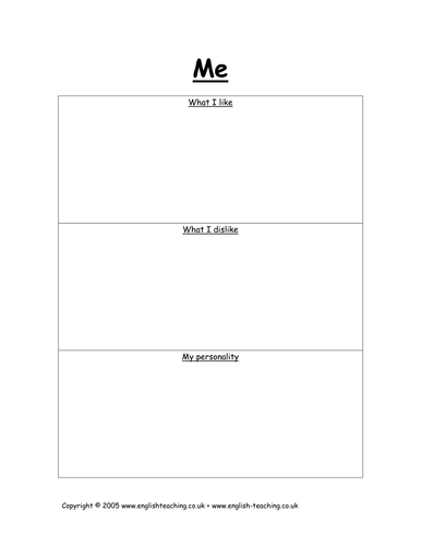 Being Me (Resources) | Teaching Resources